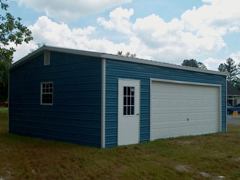 20x25 Garage - Central Florida Steel Buildings and Supply
